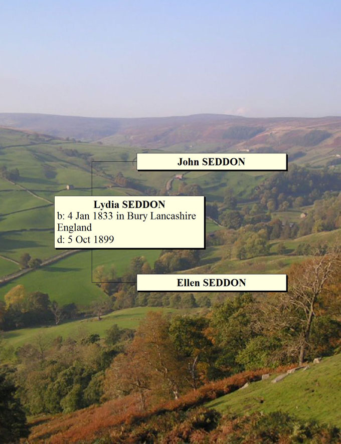 Lydia Seddon Ancestors